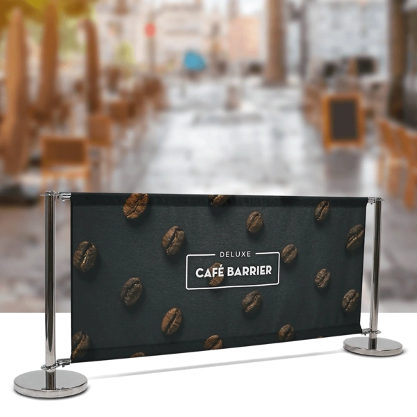 Deluxe Café Barrier | Colophon Print & Design ltd